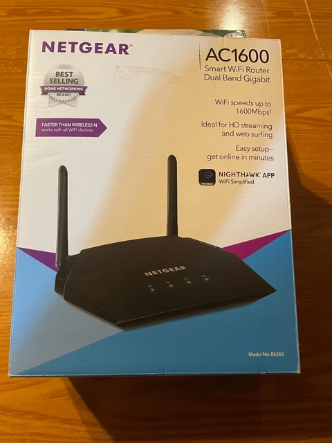 NETGEAR AC1600 DUAL-BAND Smart Wi-Fi Router - - Open Box $7.00 - PicClick