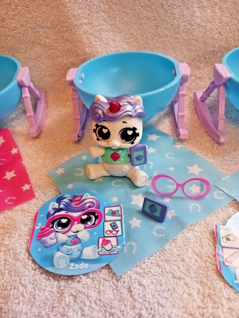 ZURU SURPRISE NEWBORN Unicorn Squad Color Change Diapers Lot Of 3 Dolls ...