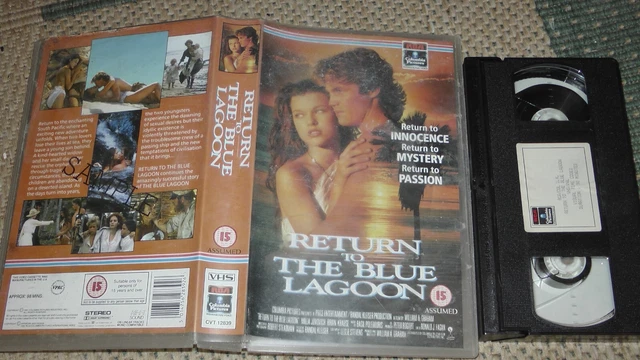 RETURN TO THE Blue Lagoon VHS Video Big Box Timecode Sample Dealer Tape ...