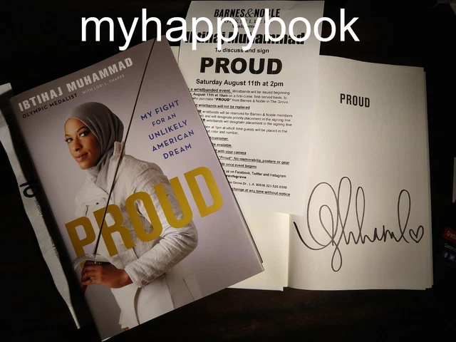 SIGNÉ FIER PAR Ibtihaj Muhammad, Jeux Olympiques, Neuf, dédicacé EUR ...
