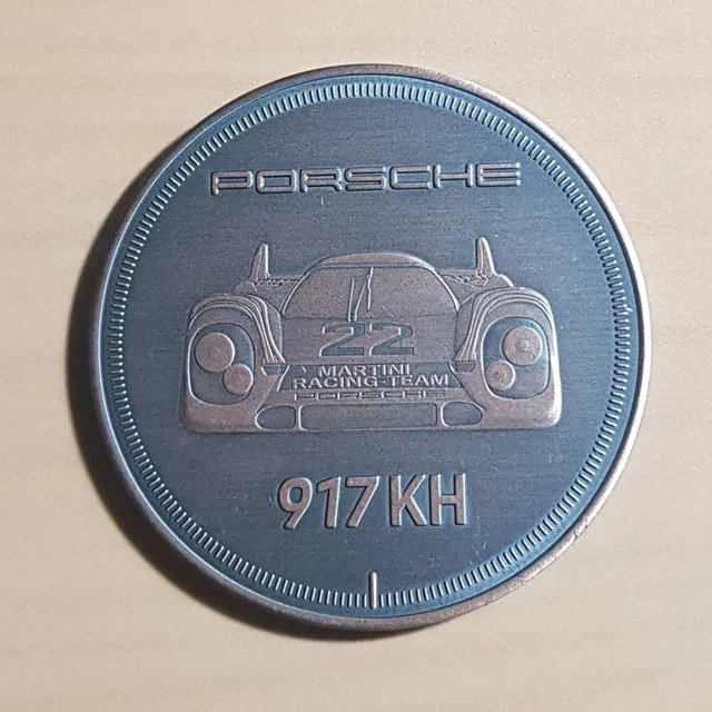 PORSCHE MÜNZE MEDAILLE 2021 Porsche 917 KH Icons of Speed - ORIGINAL ...
