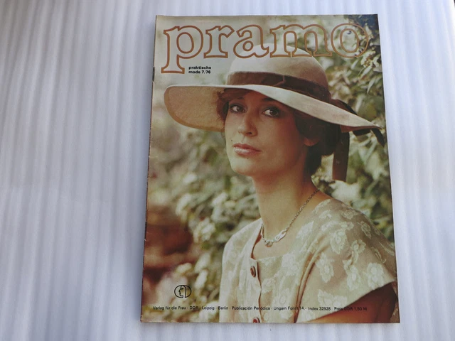 DDR PRAMO PRAKTISCHE Mode + Schnittmuster 7/1976 - Rock Jacke Kasack ...