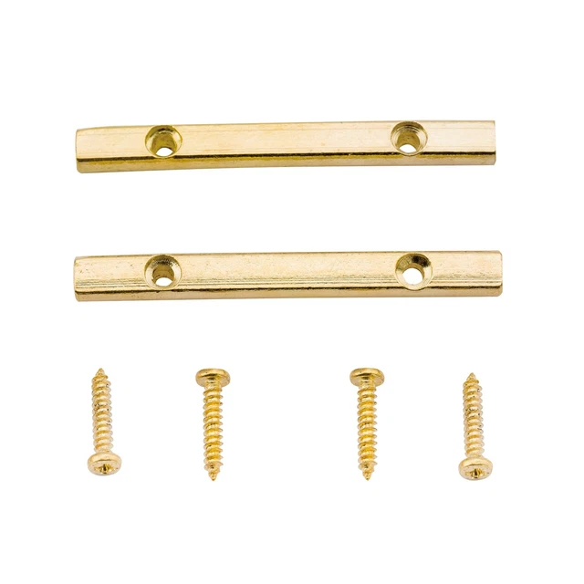 MUSICLILY 2X GOLD Brass String Guide Retainer Bar For Floyd Rose ...