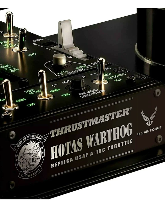 NEW THRUSTMASTER Hotas Warthog Flight sim Joystick dcs a10 wt xplane ...