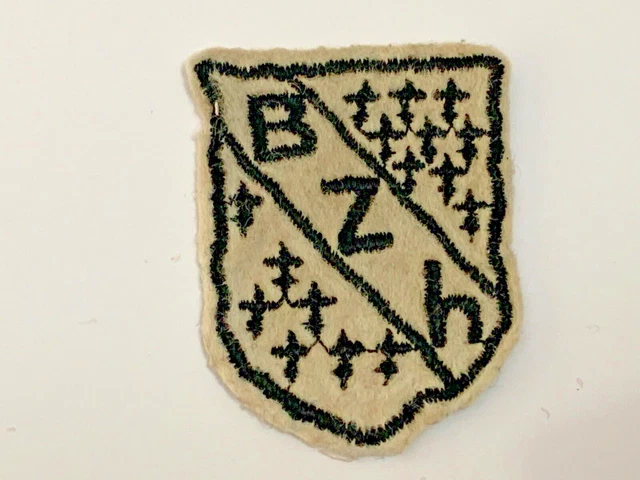 ANCIEN ÉCUSSON PATCH BZH BREIZH BRETAGNE Blason Armoirie Région Tissu ...