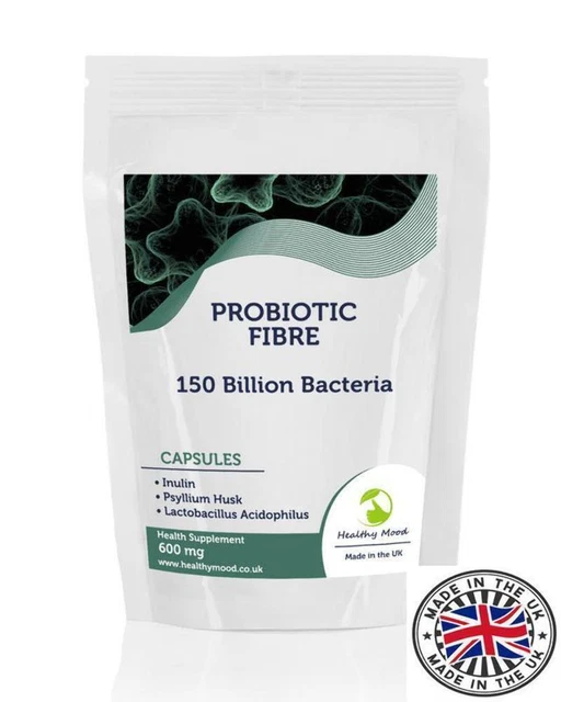 PROBIOTIC FIBRE LACTOBACILLUS 150bln x 60 Capsules £7.19 - PicClick UK