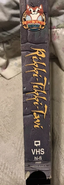 RIKKI-TIKKI-TAVI VHS Story from Jungle Book Rudyard Kipling Orson ...