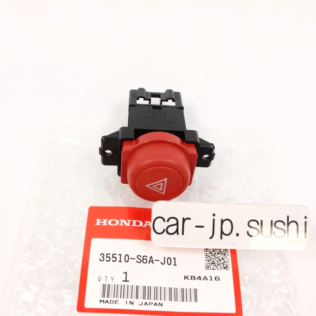 HONDA GENUINE CIVIC RSX TYPE-S ACURA 35510-S6A-J01 Red Hazard Switch ...