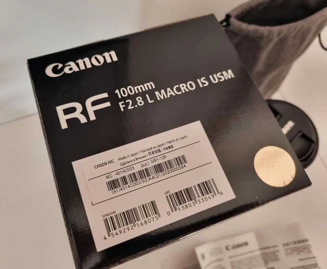 CANON RF 100MM f/2.8 L MACRO IS USM EUC $1,720.00 - PicClick AU