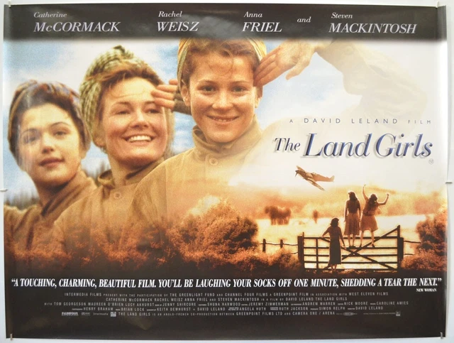 THE LAND GIRLS (1998) Original Quad Cinema Poster - Anna Friel, Rachel ...