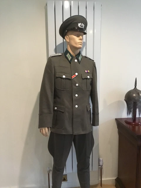 WW2 GERMAN ARMY Captain's medium size uniform ( repro ) £99.52 ...