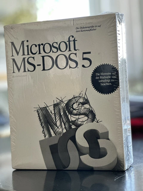 RARITÄT - MICROSOFT MS-DOS 5.0 - Deutsch - 5¼″ EUR 490,00 - PicClick DE