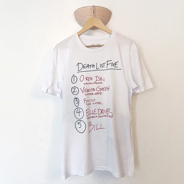 T-SHIRT HOMME DEATH LIST FIVE Kill Bill - Quentin Tarantino - 2XL EUR ...