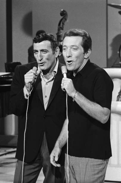 1966 THE ANDY Williams Show Tony Bennett Andy Williams 1 Old TV Photo ...