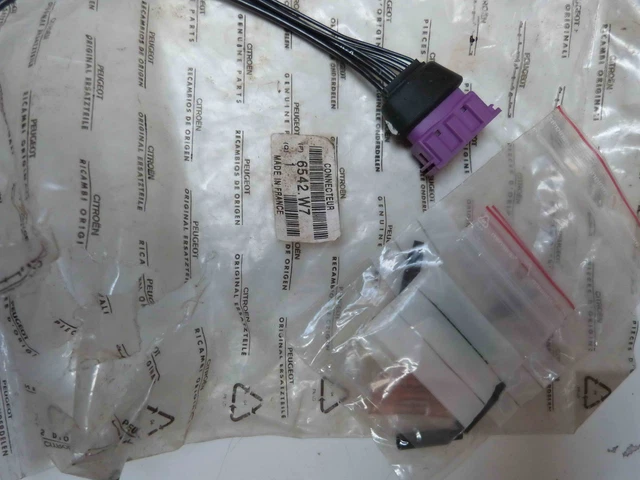 CONNECTEUR PORTE CLIP peugeot origine 6542W7 NEUF peugeot EUR 86,30 ...