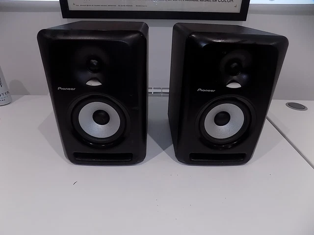 PIONEER S-DJ50X ACTIVE Reference Monitor Speakers Black Genuine Tested ...
