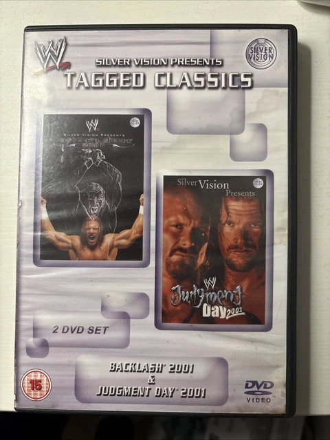 WWE TAGGED CLASSICS DVD Collection- Backlash 2001 & Judgement Day 2001 ...