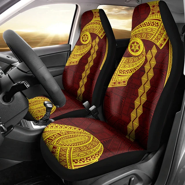 AFRICA DASHIKI CAR Seat Cover With Polynesian Pattern Pink Version Lt05 ...