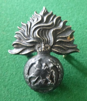 BRITISH ARMY BLACKENED Cap Badge, Royal Regiment of Fusiliers RRF £6.99 ...
