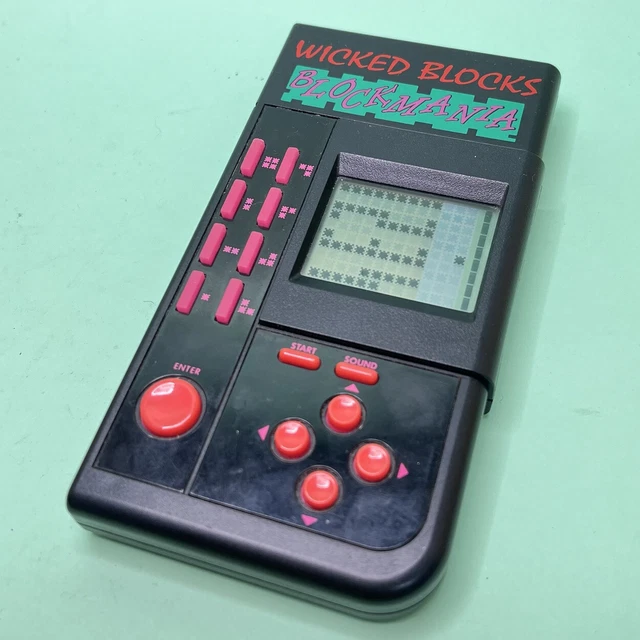 VINTAGE GRANDSTAND HANDHELD Wicked Blocks Blockmania Game 1990s Working £55.00 - PicClick UK