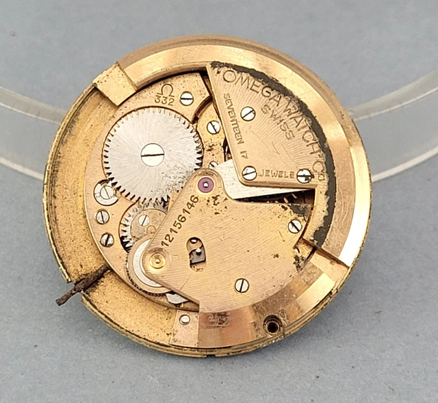 VINTAGE OMEGA AUTOMATIC (Bumper) Movement Cal 332. To restore or parts ...