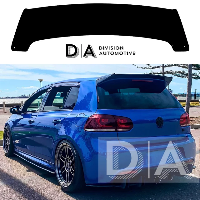 VW GOLF MK6 GTD GTI R20 Oettinger Style Gloss Black Rear Spoiler Boot ...