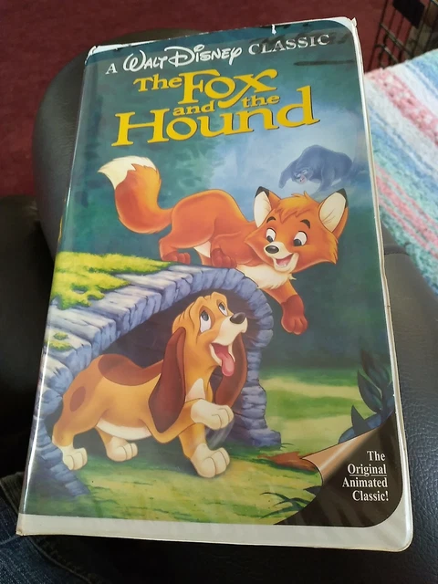 THE FOX AND the Hound (VHS, 1994) Rare black diamond "Classics" edition ...