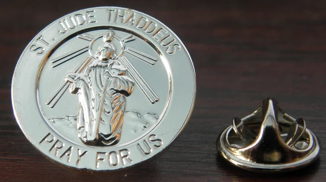 ST JUDE THADDEUS Pin Badge Apostle Judas Lebbaeus Saint Brooch $17.06 ...