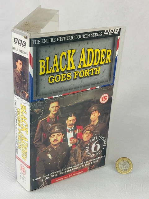 BLACKADDER BLACK ADDER GOES FORTH VIDEO TAPE VHS Original Mouldy Old ...