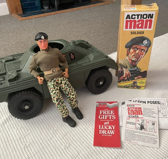 VINTAGE PALITOY ACTION Man 40th Anniversary Soldier. (TANK NOT INCLUDED ...