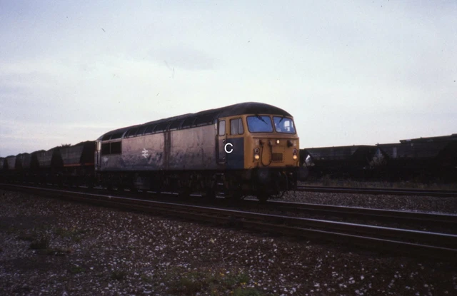 35MM SLIDE BRITISH Railway Br Diesel Class 56 - 56003 At Rye Bridge J ...