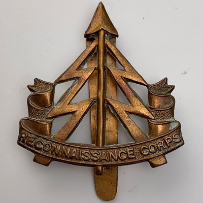 ORIGINAL WW2 RECONNAISSANCE Corps Cap Badge - SLIDER VERSION Recon £9. ...