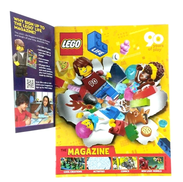 LEGO® LIFE THE Magazine JULY-AUG 2022 90 YEARS OF PLAY Out of Print £6. ...