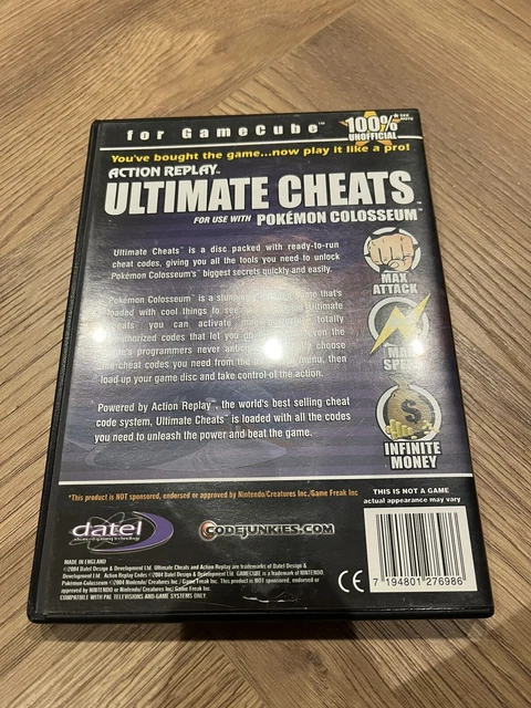 ACTION REPLAY ULTIMATE cheats For Use With Pokémon Colosseum GameCube £22.99 - PicClick UK