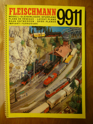 FLEISCHMANN,GLEISPLAN,GLEISANLAGEN,9911,KATALOG,MODELLBAHN,EISENBAHN ...