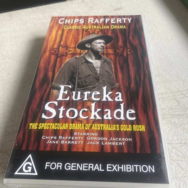 EUREKA STOCKADE - Chips Rafferty On VHS Cleaned And Tested £8.81 ...