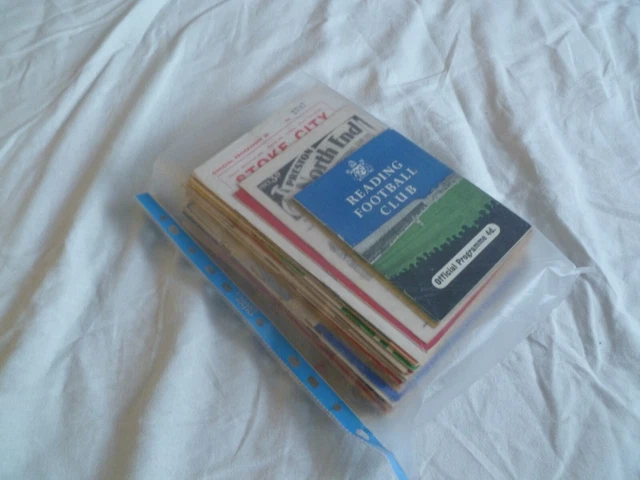 MY PRIVATE COLLECTION of 1950 's football programmes 100 in total 6 of ...