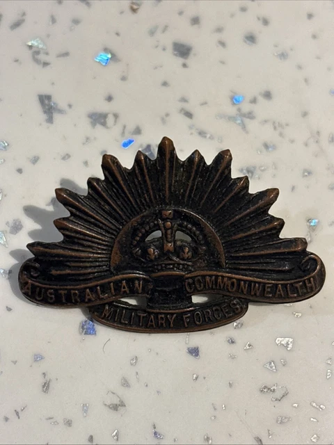 1920'S AUSTRALIAN COMMONWEALTH Military Forces Pin Badge Military ...