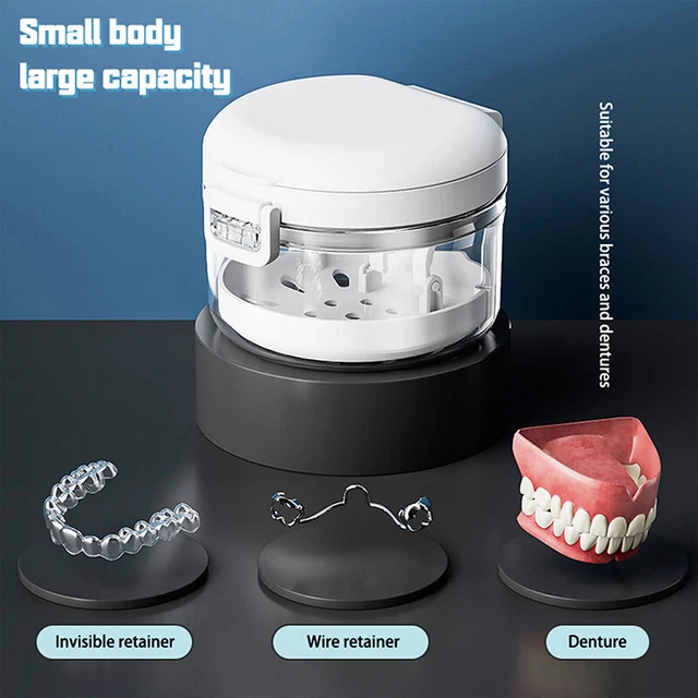 ORTHODONTIC RETAINER BOX Mouth Case Guard Storage Sport Dental Denture ...
