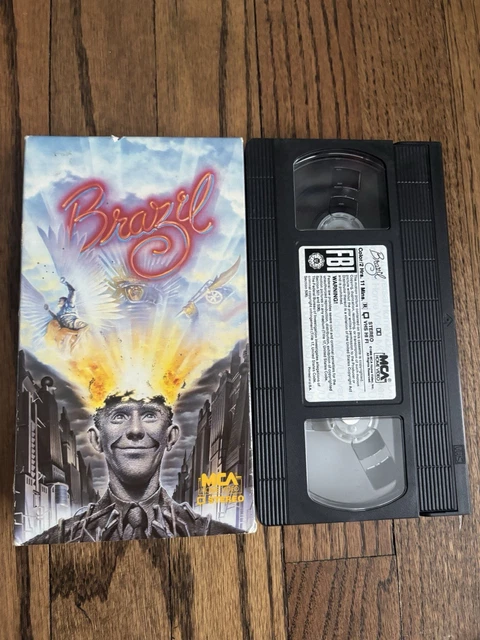 BRAZIL (VHS, 1985) Early DeNiro Directed By Terry Gilliam Prescient ...