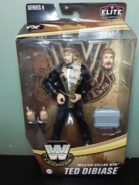 MATTEL: WWE ELITE Legends ~"Million Dollar Man" TED DIBIASE" Series 9 *NEW* £50.61 - PicClick UK