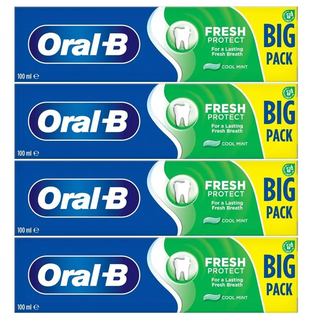 ORAL-B 1-2-3 TOOTHPASTE 100ml-Pack 4 £7.99 - PicClick UK