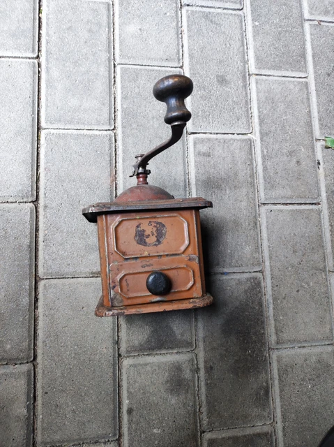 ALTE KAFFEEMÜHLE METALL EUR 25,00 - PicClick DE