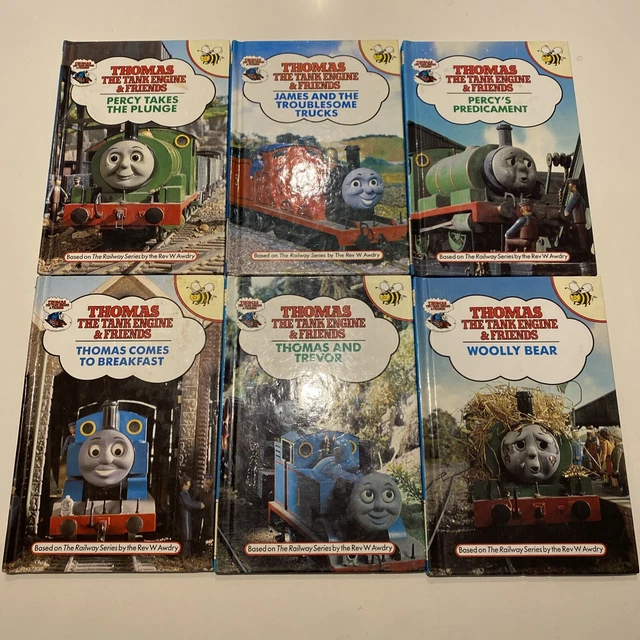 RETRO THOMAS THE Tank Engine & Friends Set 6 Books Hardcover Cartoons ...