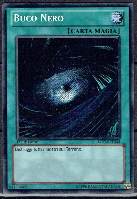 CARTA YU-GI-HO LCYW Buco Nero It053 Rara Segreta 1°Edizione EUR 12,00 ...