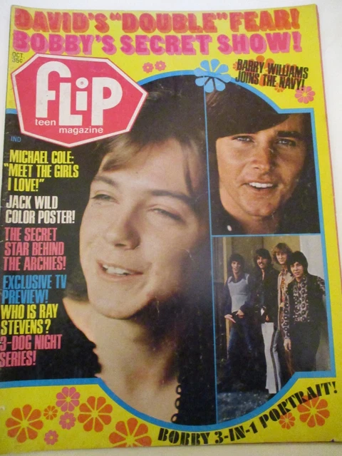 DAVID CASSIDY, MICHAEL Stroka, Bobby Sherman - Flip Magazine 1970 £11. ...