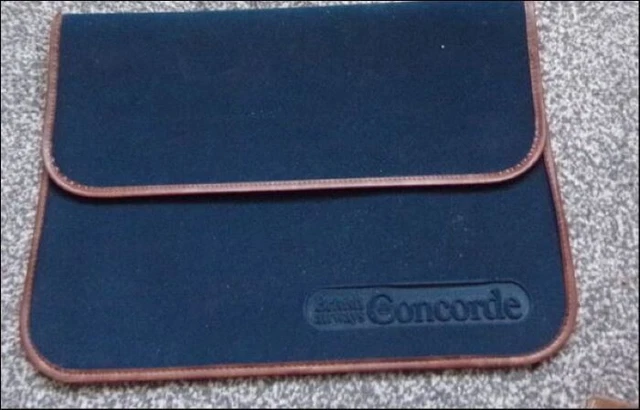 BRITISH AIRWAYS CONCORDE Supersonic Inflight document folder 1976 £21. ...