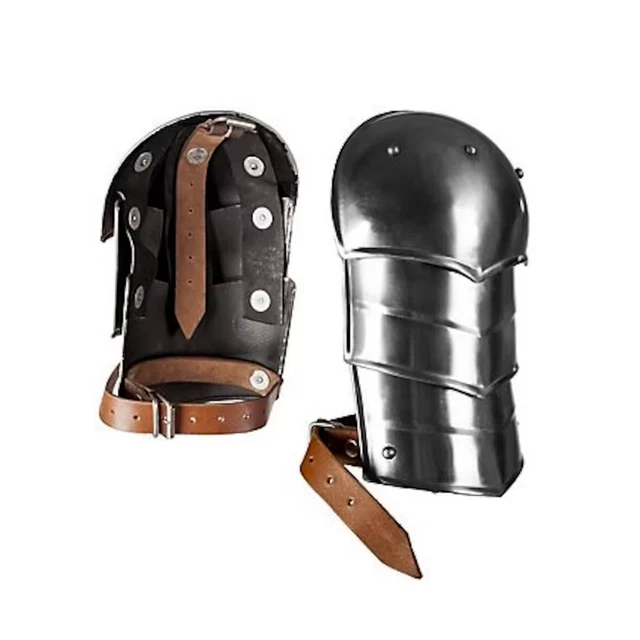MEDIEVAL KNIGHT ARMOR Steel LARP Warrior Pair Of Pauldrons Shoulder ...
