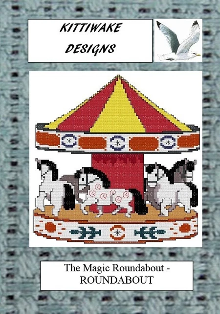THE MAGIC ROUNDABOUT - Roundabout Cross Stitch Kit by Kittiwake ...