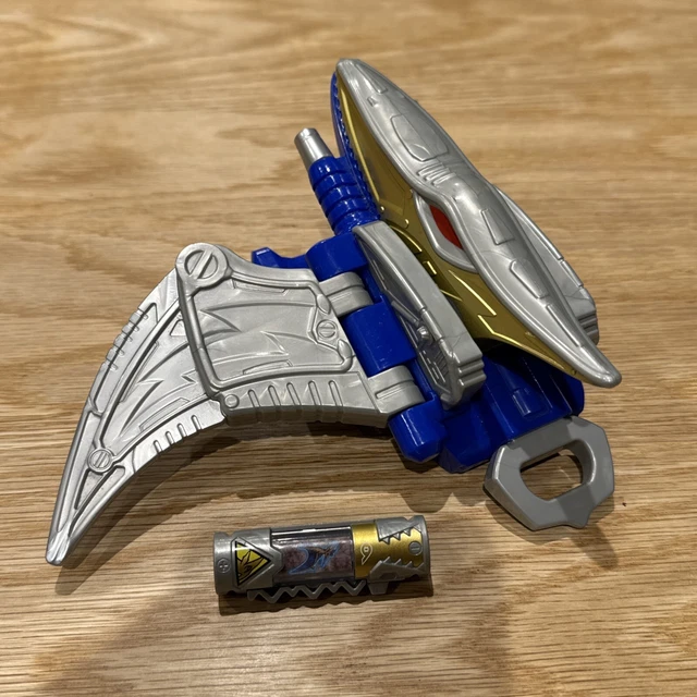 POWER RANGERS DINO Charge Ptera Morpher + Charger No. 6 Gold Ranger ...